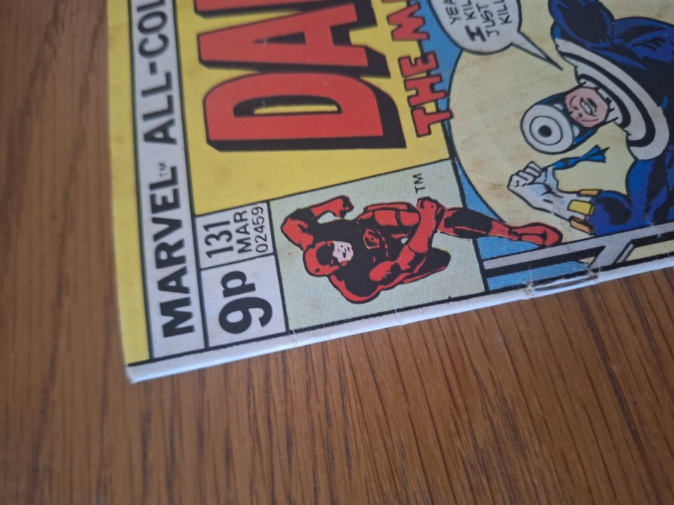 Marvel Daredevil #131 Comic Book Origin 1st Appearance Bullseye 1976 ...