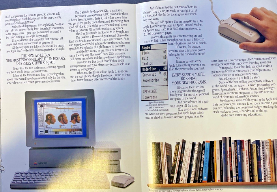 Magazine Advertisement 1986 Apple II e Apple IIgs Personal Computer | eBay