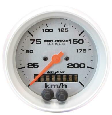 Auto Meter Ultra-Lite GPS Speedometer 5" In-Dash Metric 0-225 kph ...