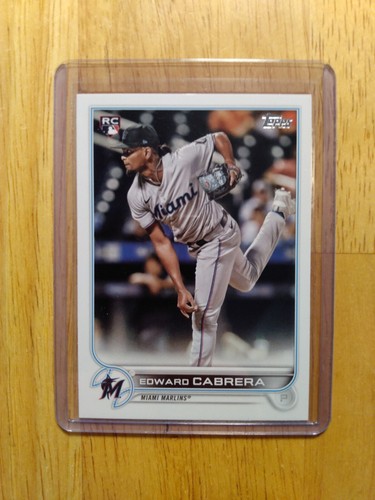 2022 Topps Series Two Edward Cabrera #566 Rookie Card (RC) - Miami ...