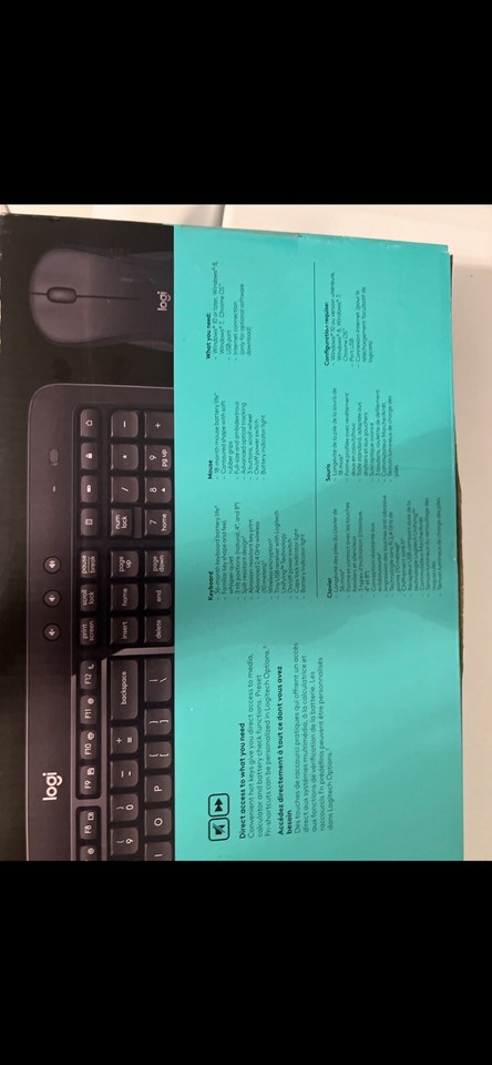 Logitech-MK540 Full-size Advanced Wireless Keyboard W/Box | eBay