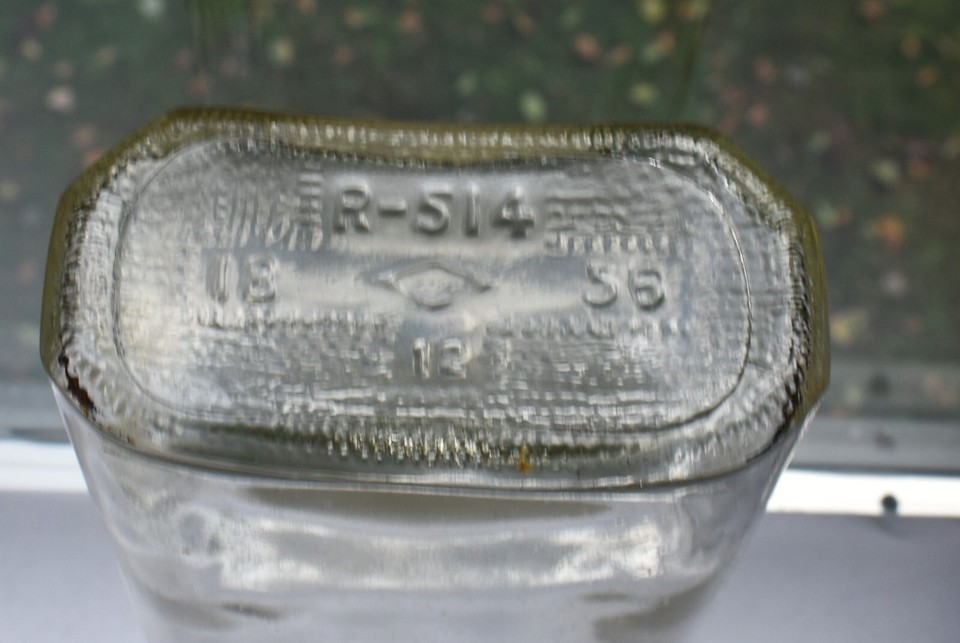 Vintage 1956 Embossed Label Gordon's Liquor Bottle Flask Curved R-514 ...