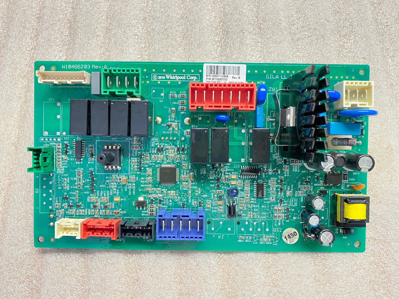 Whirlpool Washer Electronic Control Board Assembly W10580703 (W10625696 ...