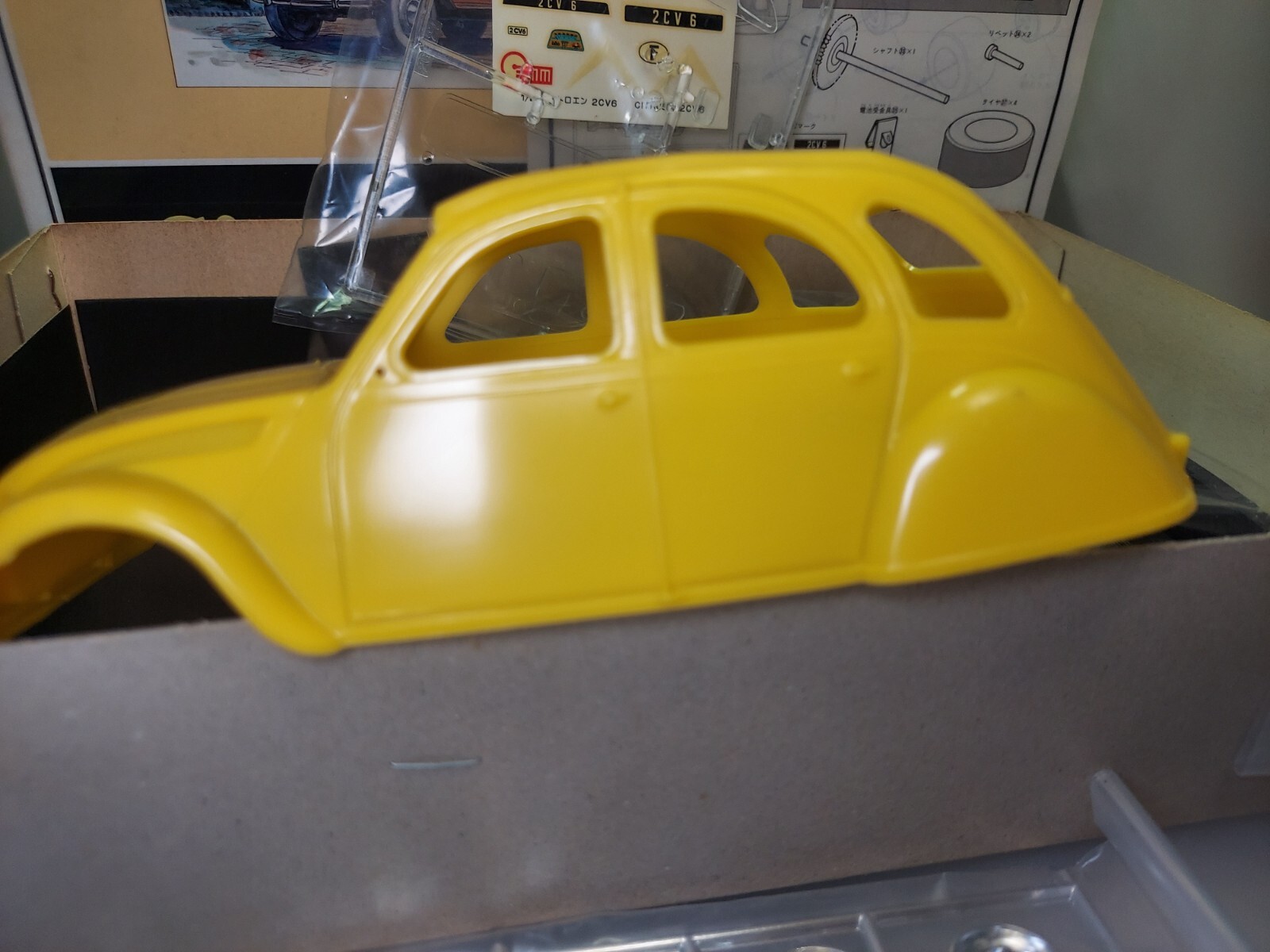 IMAI 1/24 scale CITROEN 2CV6 Plastic model kit From Japan | eBay