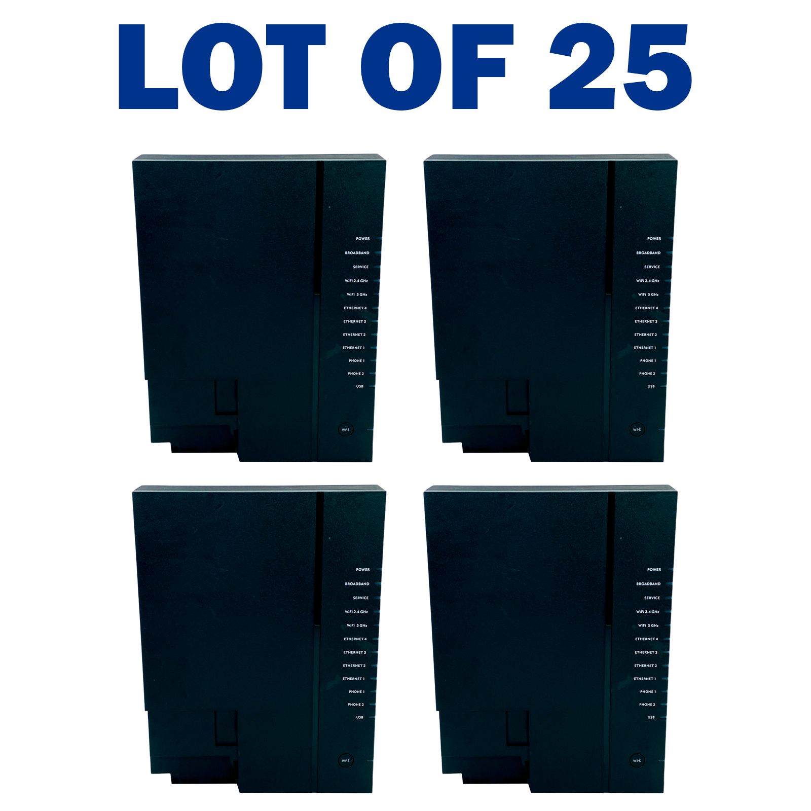 Lot of 25 Calix GigaCenter 844E-1 Wireless Wi-Fi Router Modem w/Adapter ...