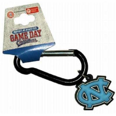 North Carolina Tar Heels Carabiner Keychain [NEW] NCAA Metal Key Chain ...