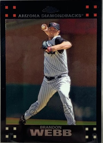 2007 Topps Chrome Refractors #231 Brandon Webb D'Backs - NM-MT | eBay.de