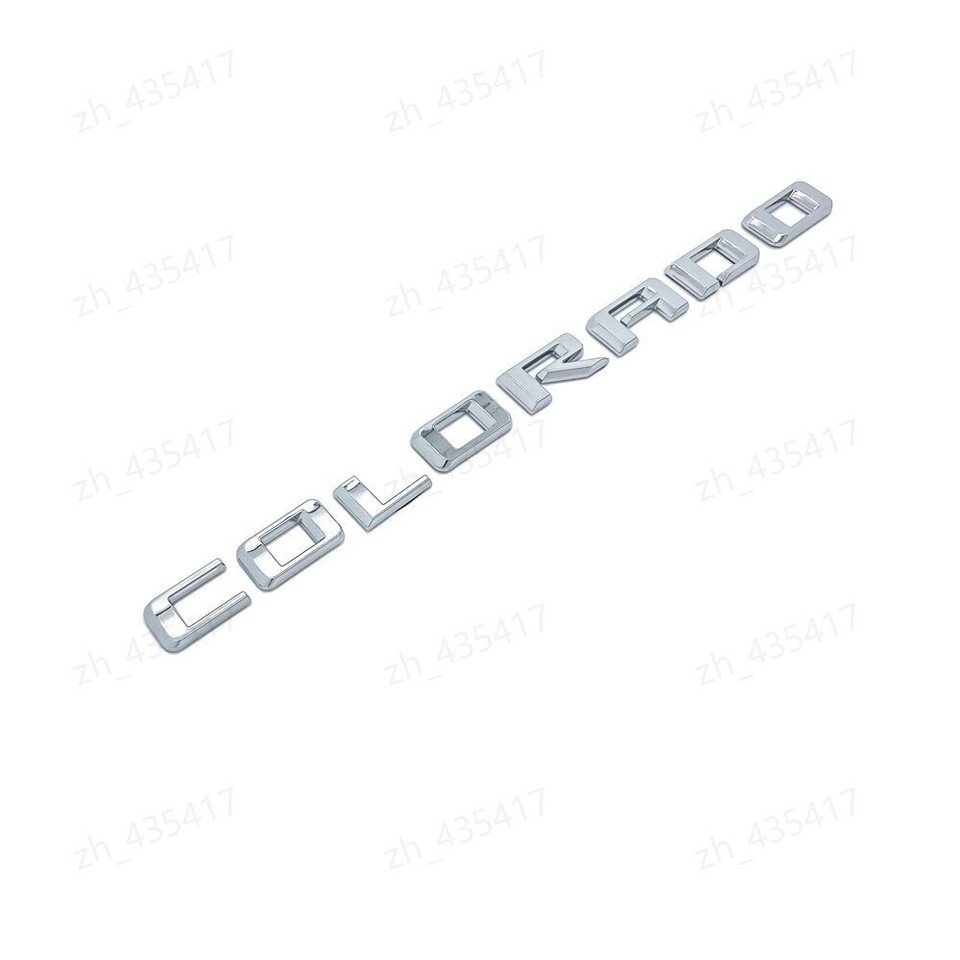 Tailgate Colorado Emblems Letters Badge NamePlate for 2023 -24 Colorado ...