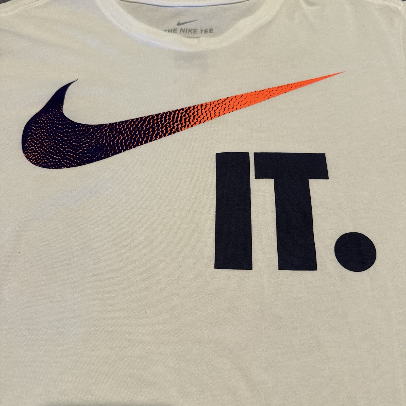 The Nike Tee Homme Just Do It Blanc Taille Medium Dri Fit Swoosh | eBay
