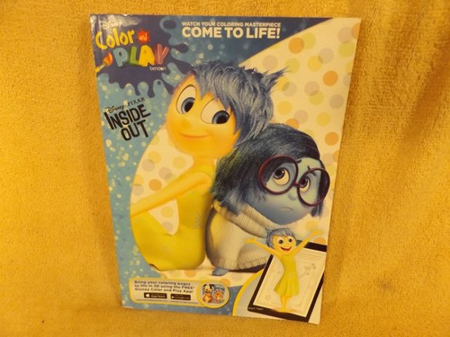 DISNEY COLOR & PLAY Book Featuring PIXAR Inside Out 2016 | eBay