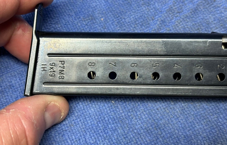 Heckler & Koch P7 M8 8rd 9mm Factory Pistol Magazine 89 | eBay