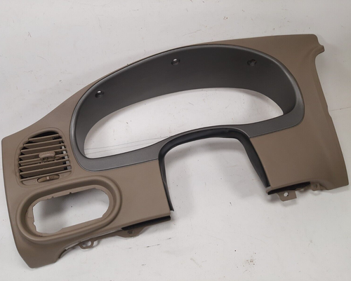 2004-2005 Explorer Sport Trac Dash Cluster Bezel Trim Panel TAN SILVER ...