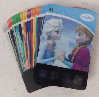 WOOLWORTHS DISNEY MOVIE STARS PROJECTOR CARDS 37 OF 42 DIFFERENT CARDS ...