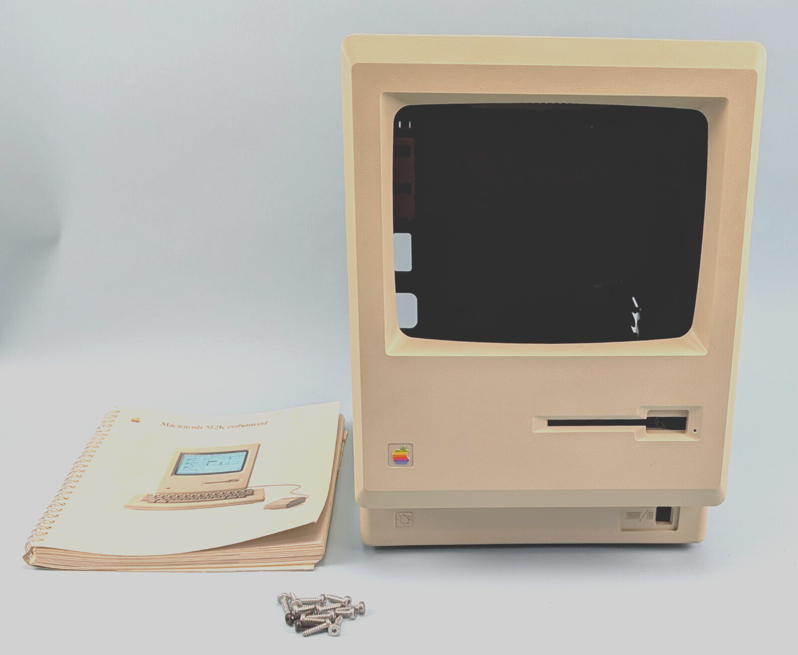 1984 Macintosh 512K Mac M0001W EMPTY CASE Housing SHELL ONLY Mac 128K ...