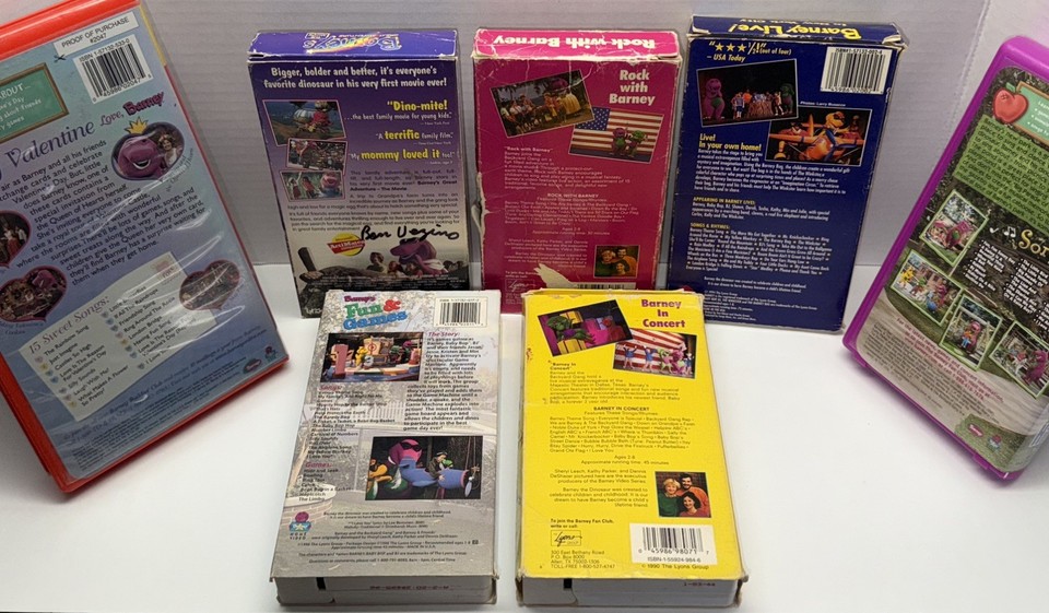 Barney & Friend VHS Video Tape Classic Collection PBS Kids Lot of 7 | eBay
