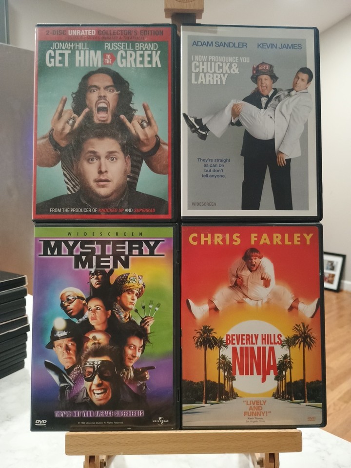 8 comedy dvds: Chris Farley, Adam Sander, Family Guy, Bill Murray ...