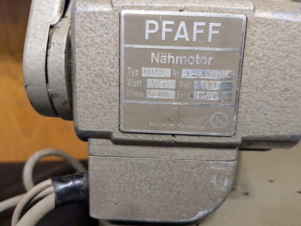 Vintage Pfaff 230 Sewing Machine With Foot Pedal Motor Works | eBay