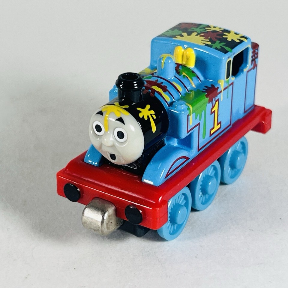 Thomas the Train Paint Splatter Diecast Metal Tank Engine Friends Take ...