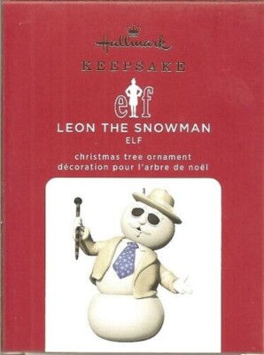 Hallmark 2020 Elf "Leon The Snowman" Keepsake Ornament | eBay