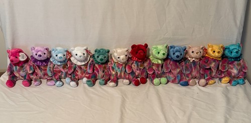Retired Ty Beanie Babies Bears, Birthday Bears, Complete Set of 12 ...