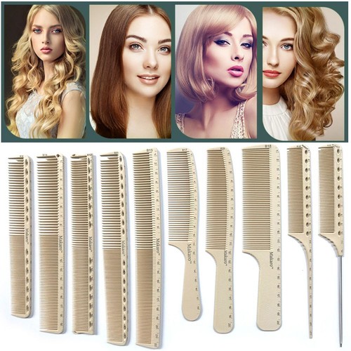 Ruler Comb Hairdressing Plastic Clear Scale Styling Combs Laser Barber ...