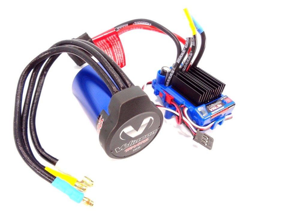 NEW TRAXXAS VELINEON VXL-3s WATERPROOF 3500 BRUSHLESS MOTOR & ESC SLASH ...