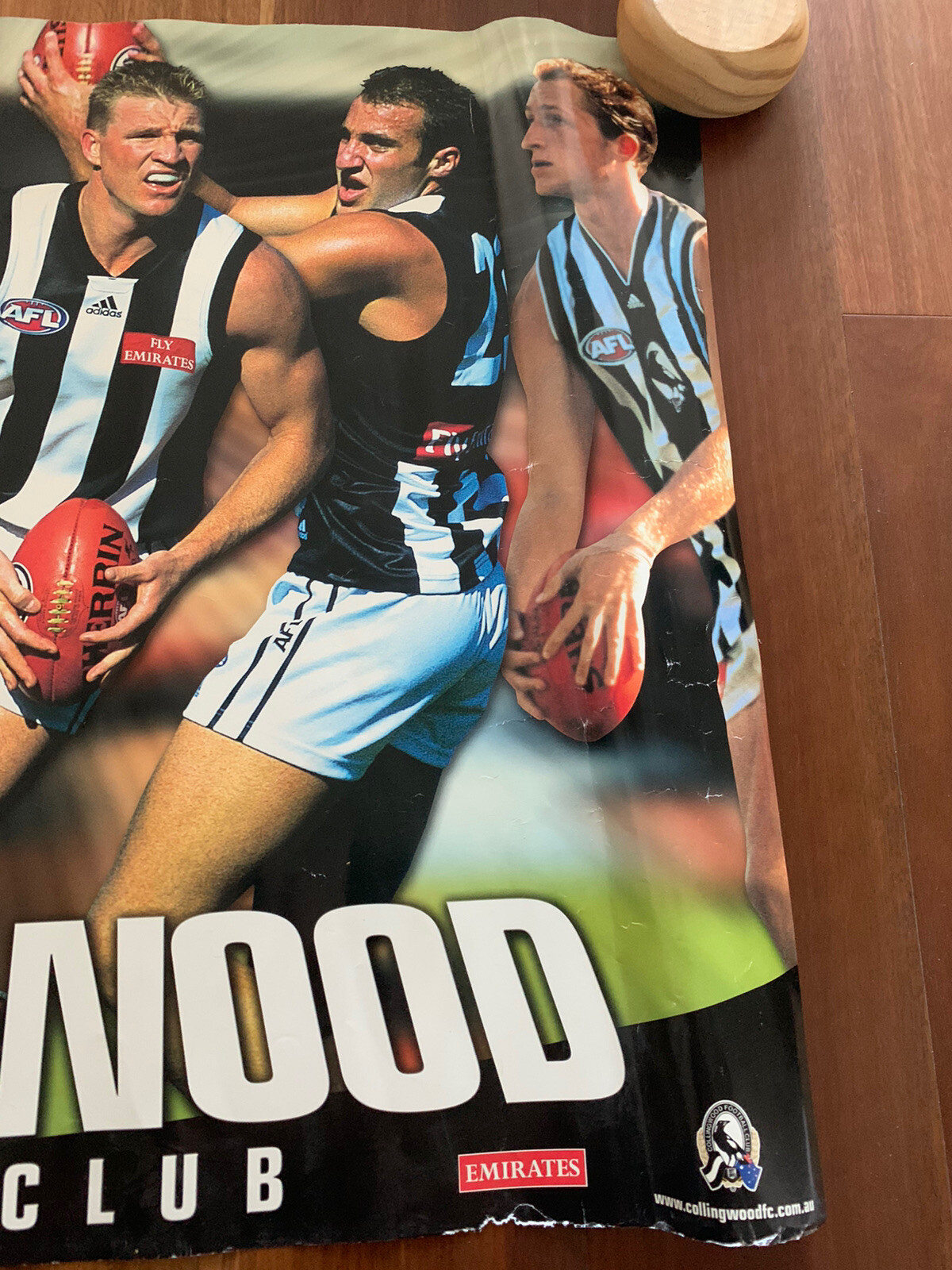 OFFICIAL AFL 1995 COLLINGWOOD MAGPIES TEAM, LOGO & PLAYER POSTERS. LOT ...