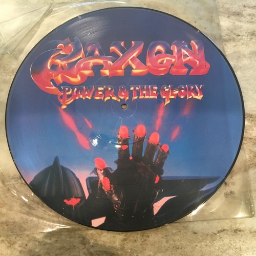 SAXON LP Power & The Glory 1983 Original Picture Disc MINT | eBay