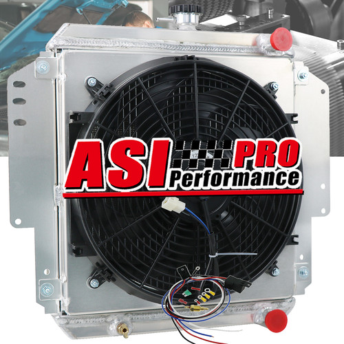 2 Row Radiator Shroud Fan Fit 1981-1996 Suzuki Sierra Jimny Hardtop ...