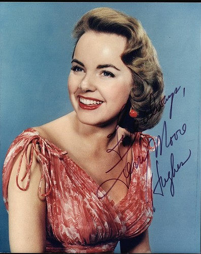 TERRY MOORE RED DRESS SIGNED PHOTO AUTOGRAPHED W/COA 8X10 | eBay