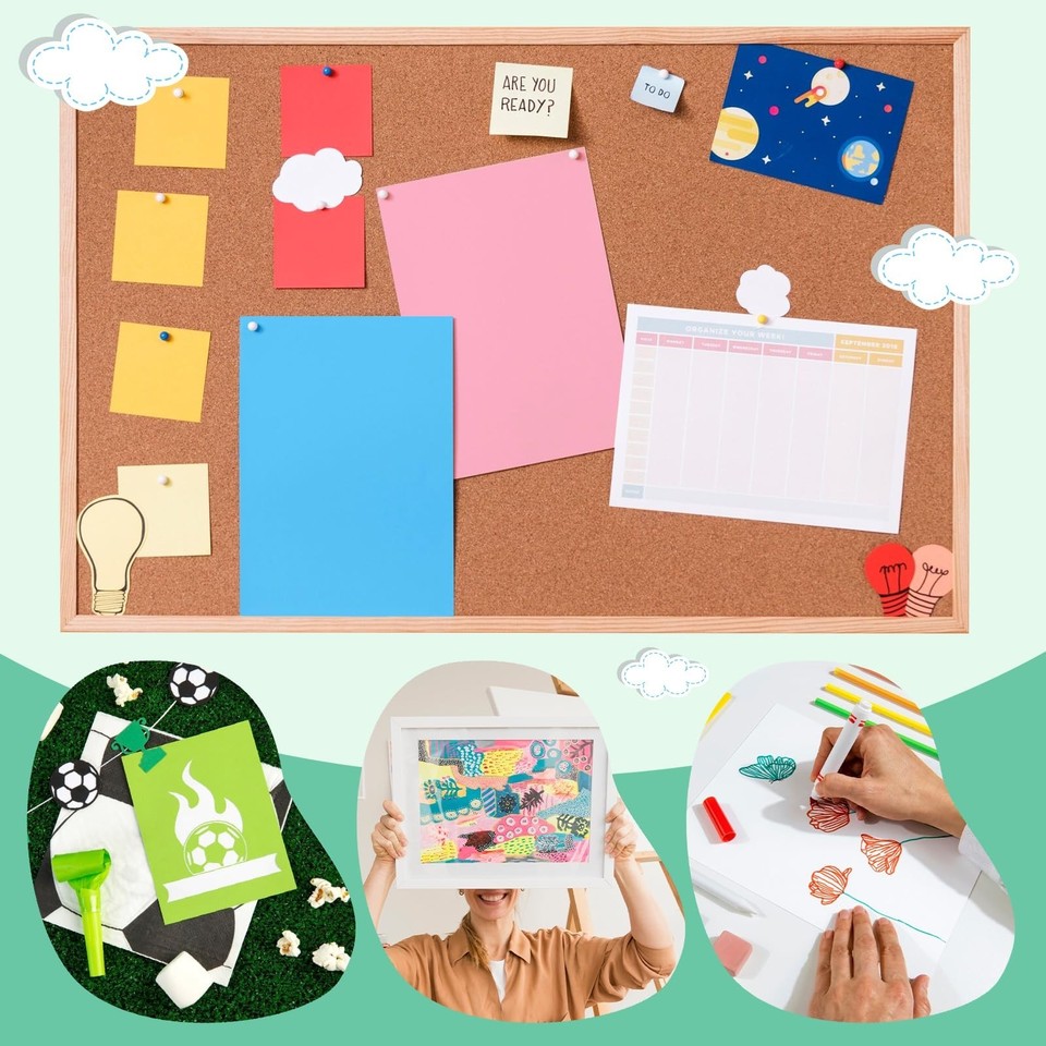 30 Pack Colored Poster Boards 11x14 Inch, Bulk Thick Posterboard Paper ...