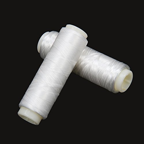 2PCS Elastic Thread Sea Fishing Tying Material 0.2mm 656FT Per Spool ...