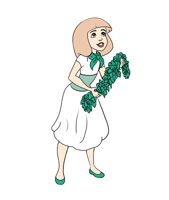 Rowlet Gijinka Girl 4x6 Print Postcard | eBay