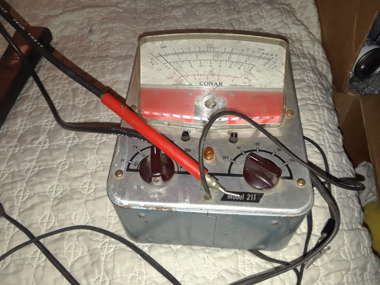 CONAR Model 211 Ohm Meter Tube Tester National Radio Institute - Used ...