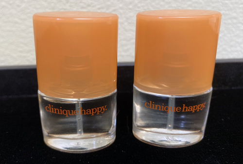 Clinique Happy Perfume Spray 2 x .14 oz 4ml each Travel/Mini - New ...