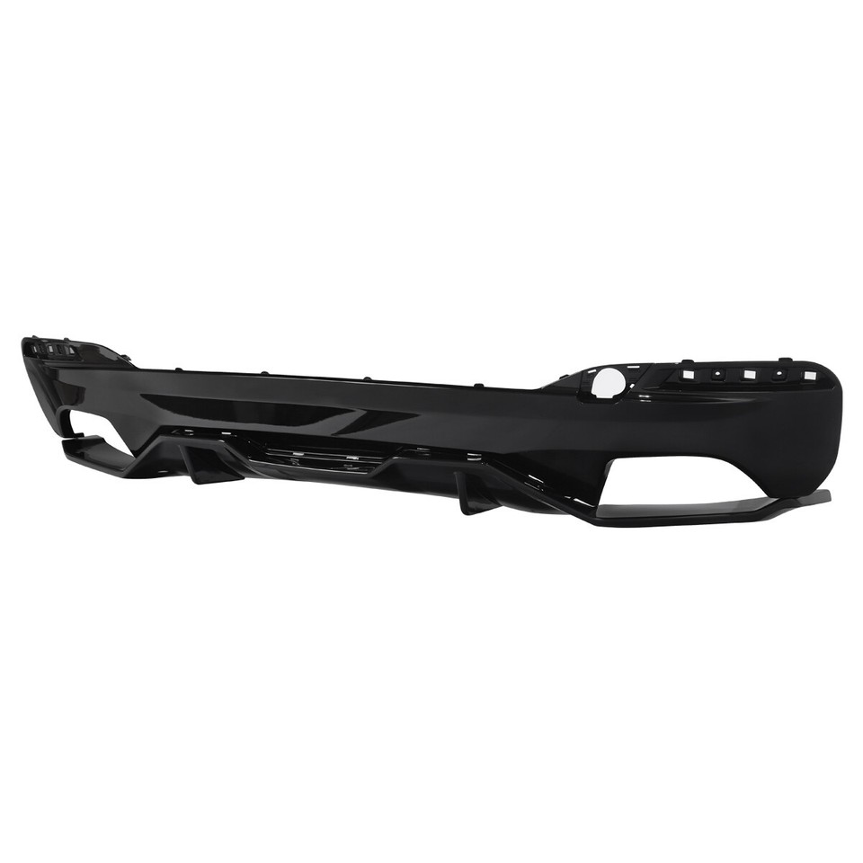 Fits BMW G30 530e M550i M Sport 2017-2022 Gloss Black Rear Bumper ...