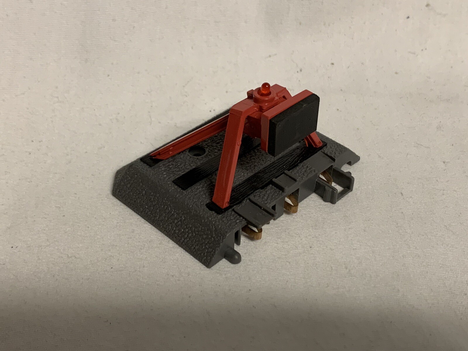 MTH RAILKING REAL TRAX LIGHTED TRACK BUMPER O GAUGE siding illuminated ...