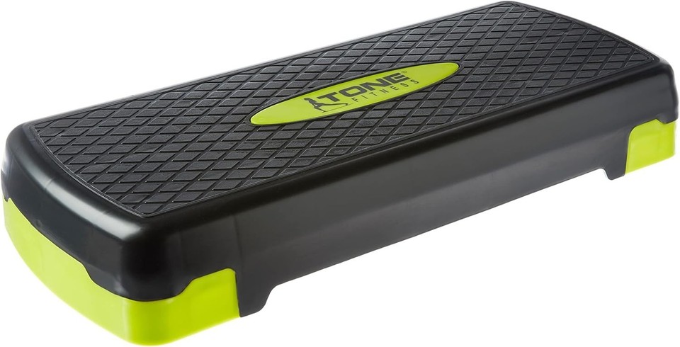 Neon Yellow Aerobic Step Platform - Dual Height Levels for Versatile ...