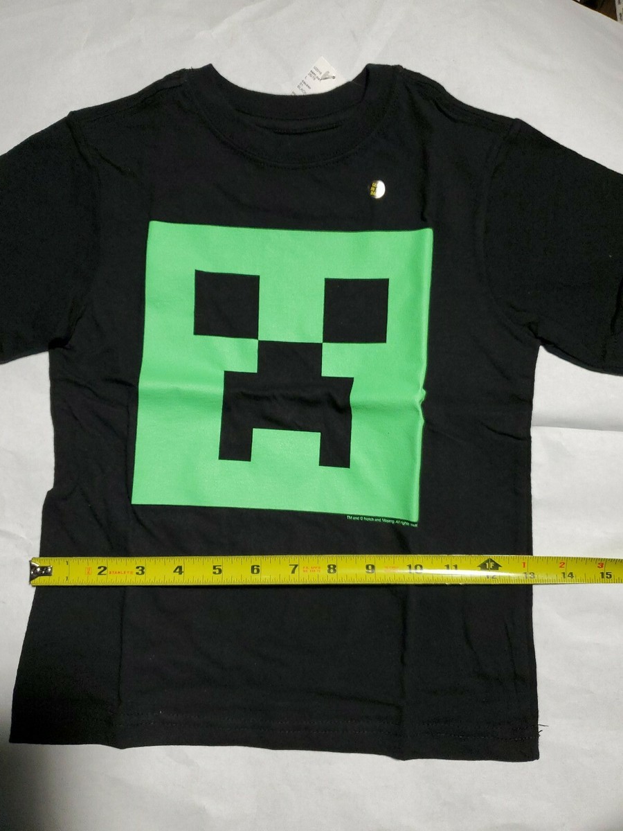 Grey Creeper Face Official Minecraft Boys Creeper Face Video Game