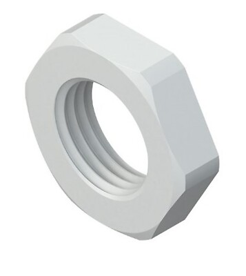 80x Sechskantmutter Polyamid DIN 46320 Sechskant Muttern Flach Grau ...