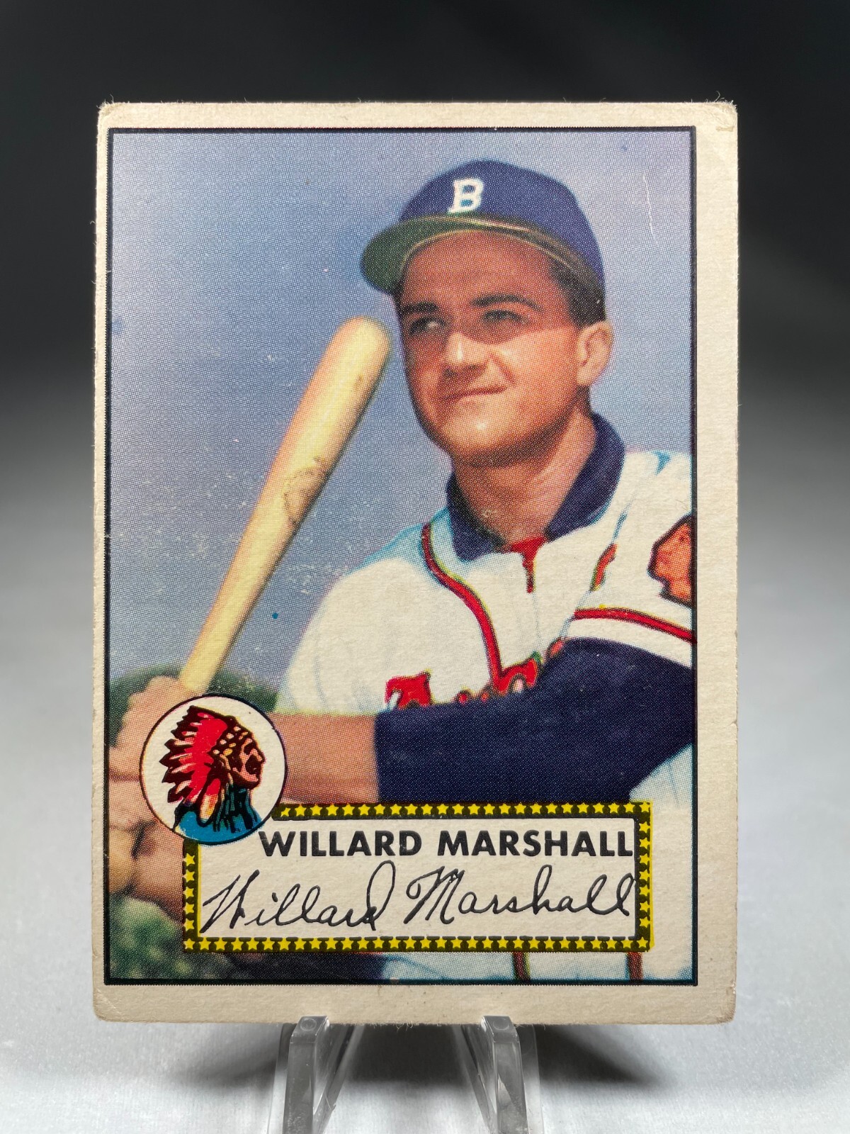 1952 Topps Baseball Willard Marshall #96 Boston Braves | eBay