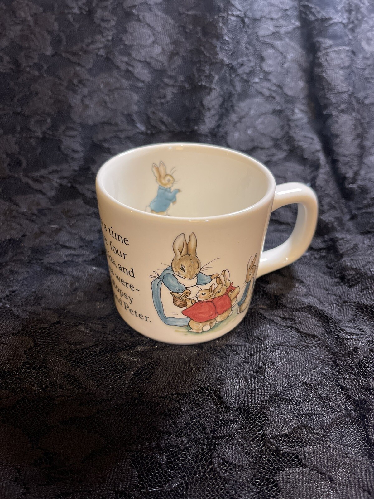 VTG WEDGWODD Peter Rabbit Beatrix Potter Children's Cup Mug Made In ...