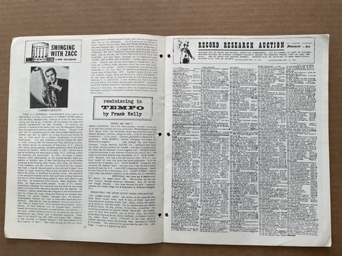 Vintage RECORD RESEARCH Information & Statistics Magazine #37 August ...