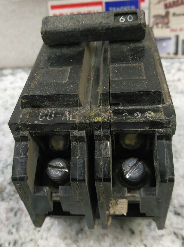 GENERAL ELECTRIC/BREAKER/ THQL2160 / 2 POLE/ 60 AMP/240VA/ GROVE/USE/CHIPS(b4d2 | eBay