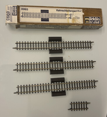 Marklin Mini Club Z 8993 Track Reverse Loop Set (4) NEW Fast Shipping ...
