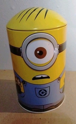 Despicable Me Minion Tin Storage Container Collector Mineez Toy - Empty ...