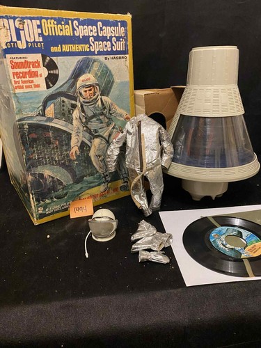 GI JOE 1966 ACTION PILOT OFFICIAL SPACE CAPSULE/SUIT W/ ORIGINAL BOX | eBay