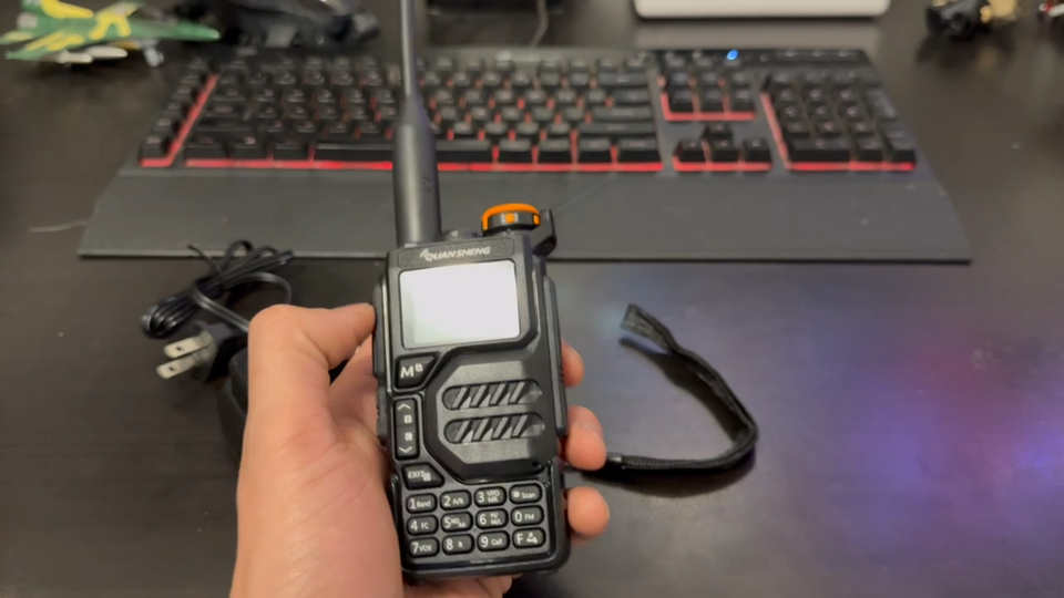 Quansheng UV-K5 50-600MHZ UHF VHF DTMF AM FM NOAA Dual-Band 2-Way Radio ...