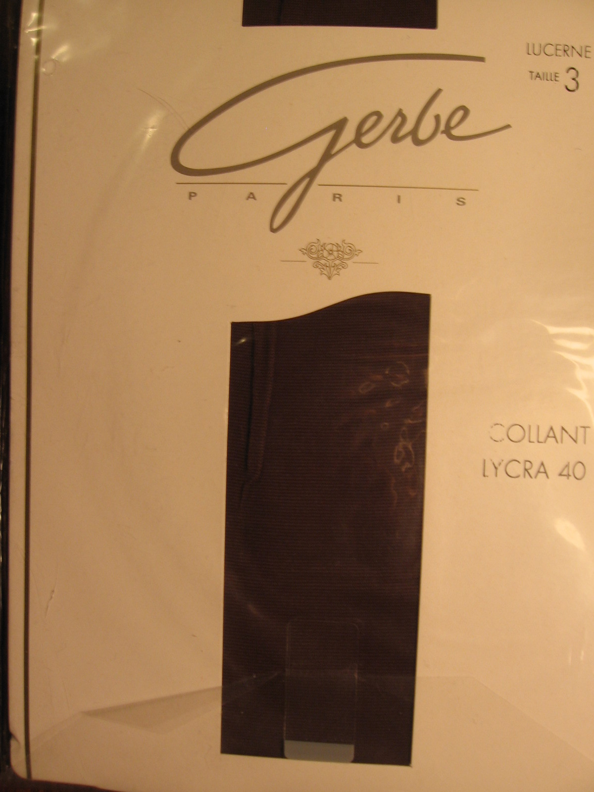 Collant Tights °GERBE° taille 3 modèle LYCRA 40 coloris LUCERNE | eBay