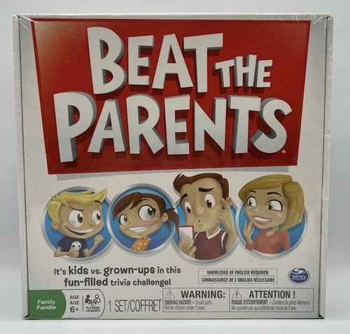 BEAT THE PARENTS Ultimate Family Showdown Board Game Age 6+ NEW SEALED ...